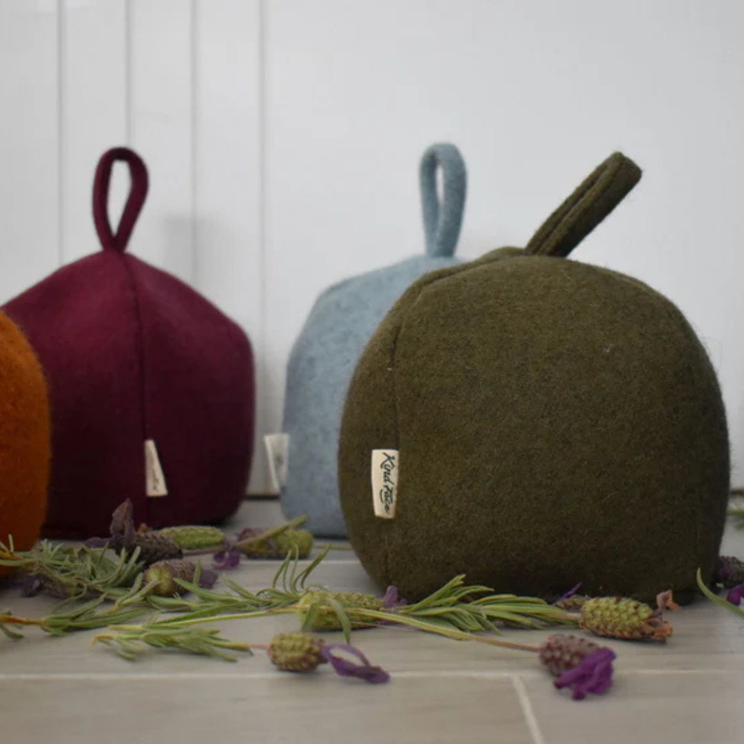 Felted NZ Wool Door Stop – With Impact